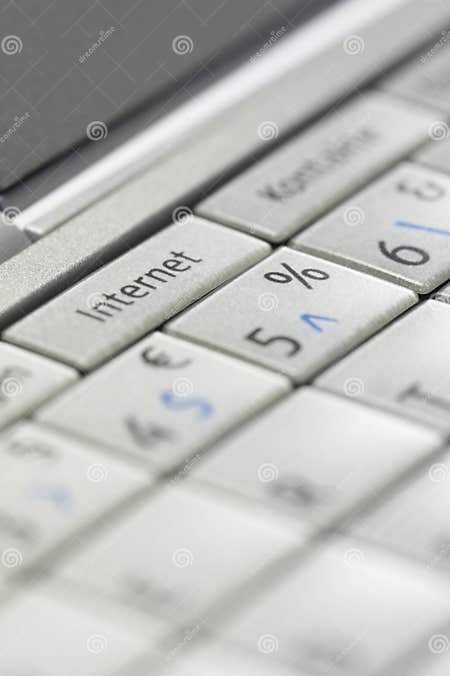 Internet Key of a Smartphone 01 Stock Image - Image of electronic ...