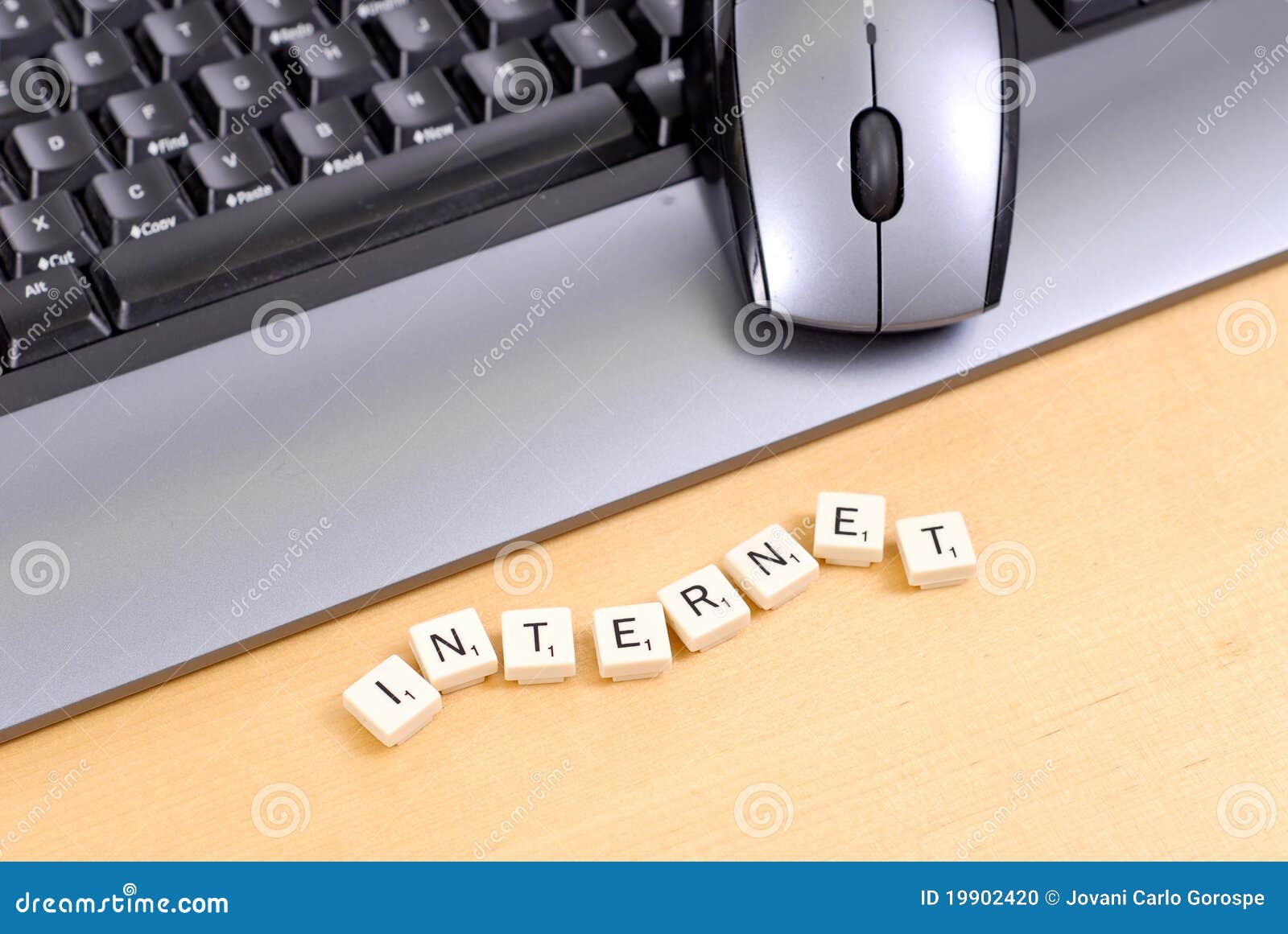 Internet and Keyboard stock photo. Image of computer - 19902420