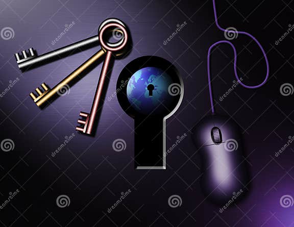 Internet Keys stock illustration. Illustration of design - 2027937