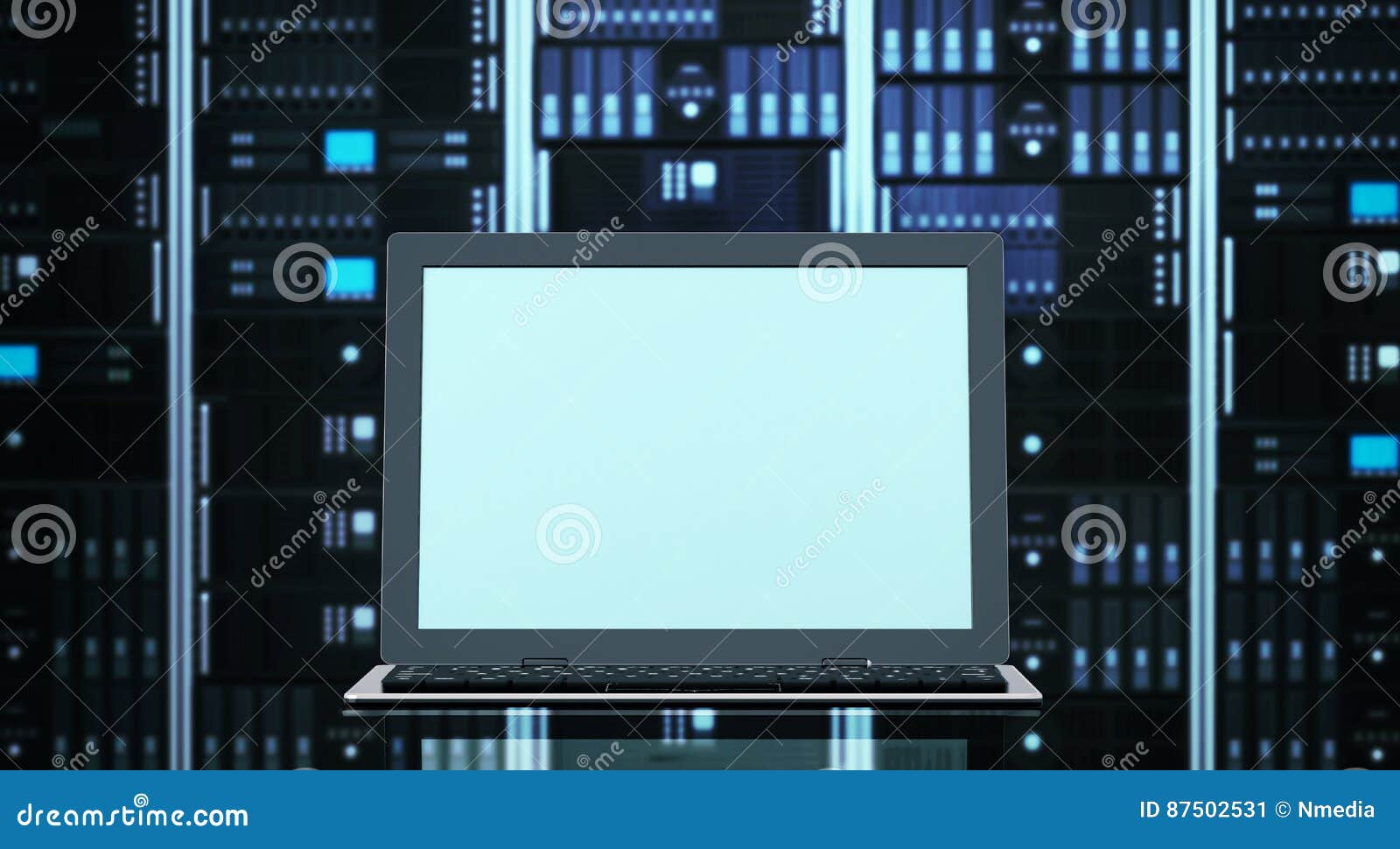 Internet Laptop server stock image. Image of mainframe - 87502531