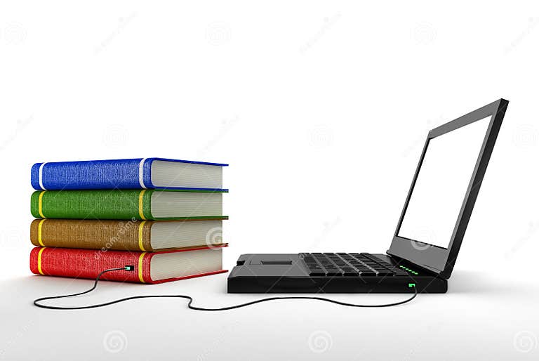 Internet library stock illustration. Illustration of business - 3192491