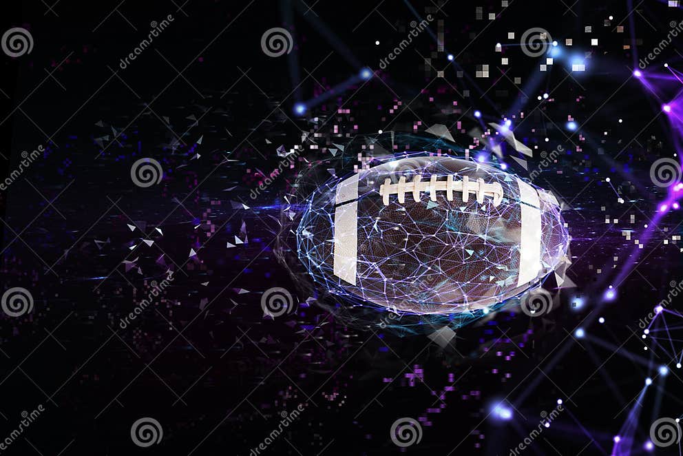 Internet Live Streaming of a Rugby Match Stock Image - Image of ...