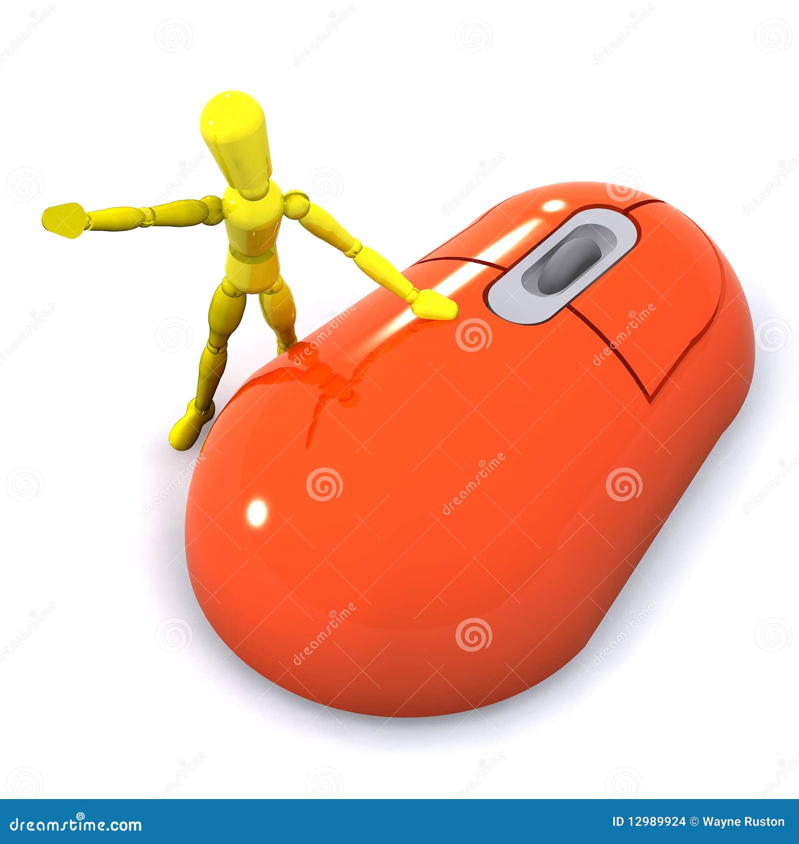 Internet Man stock illustration. Illustration of search - 12989924