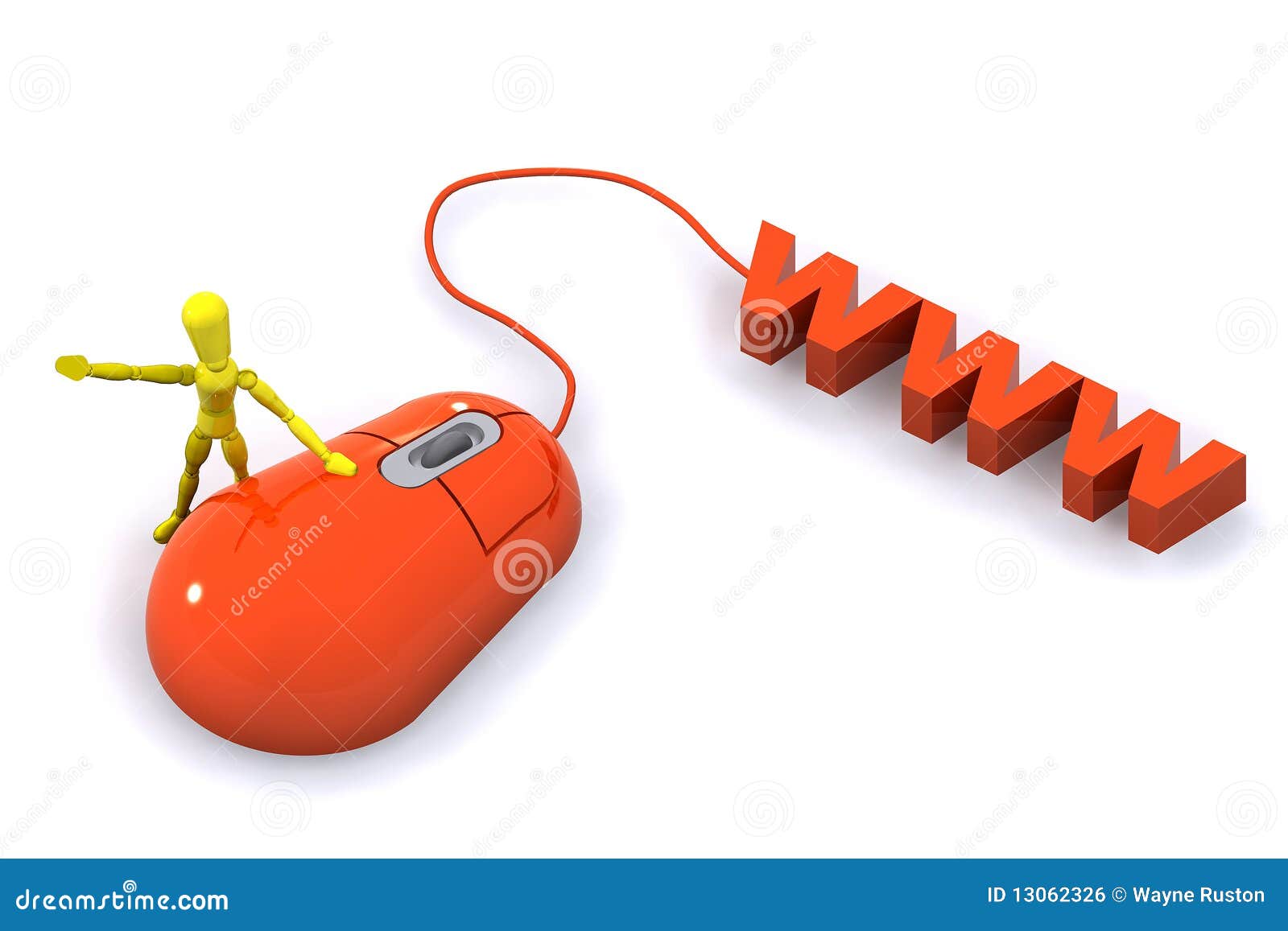 Internet Man stock illustration. Illustration of element - 13062326