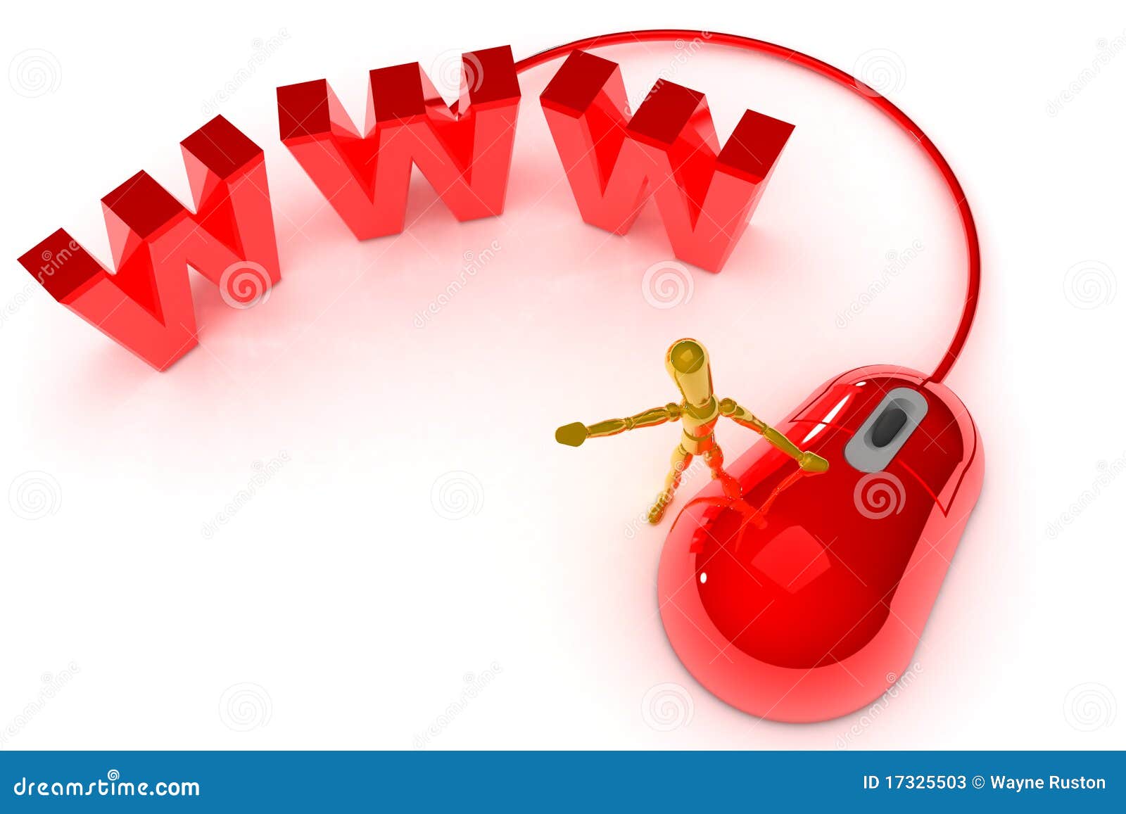 Internet Man stock illustration. Illustration of laptop - 17325503