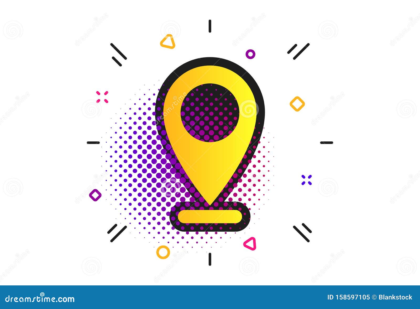Internet Mark Icon. Navigation Pointer Symbol. Vector Stock Vector ...