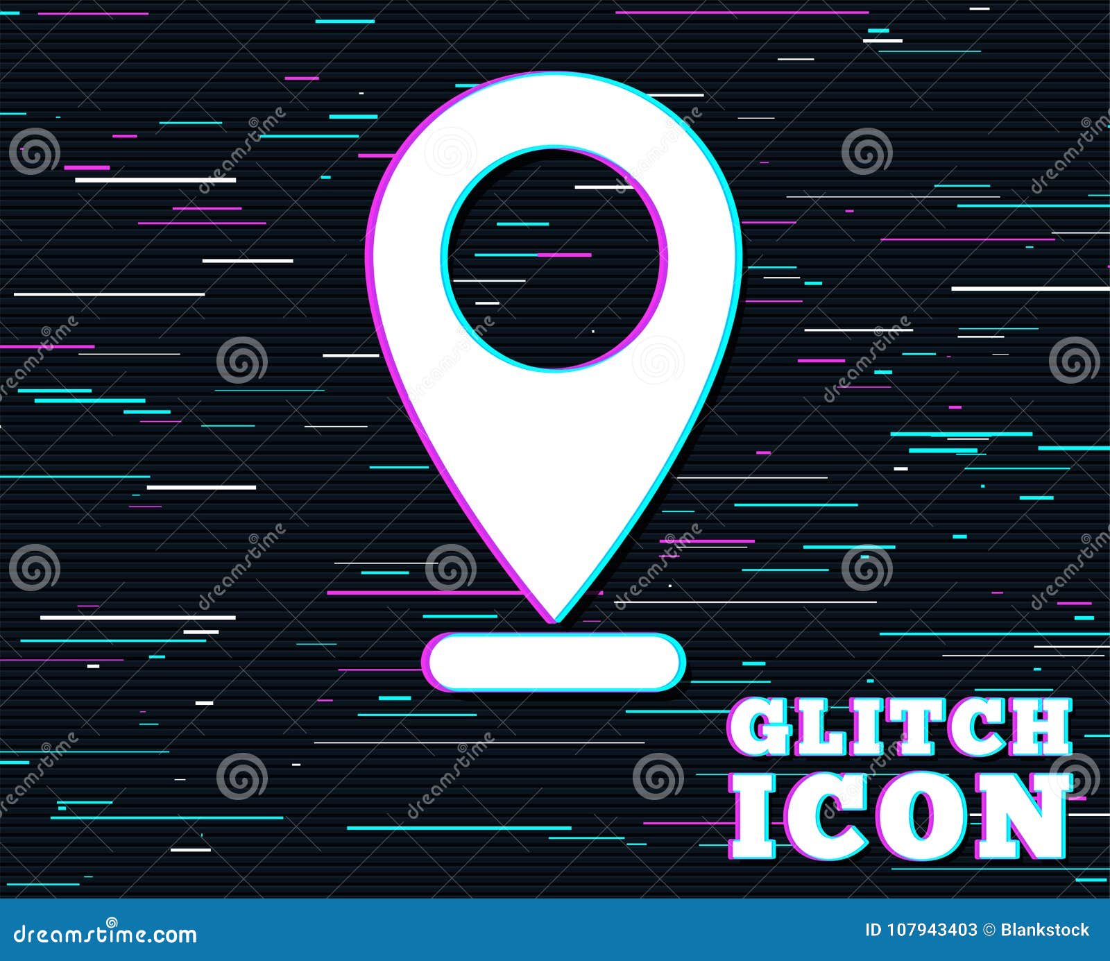 Internet Mark Icon. Navigation Pointer Symbol Stock Vector ...