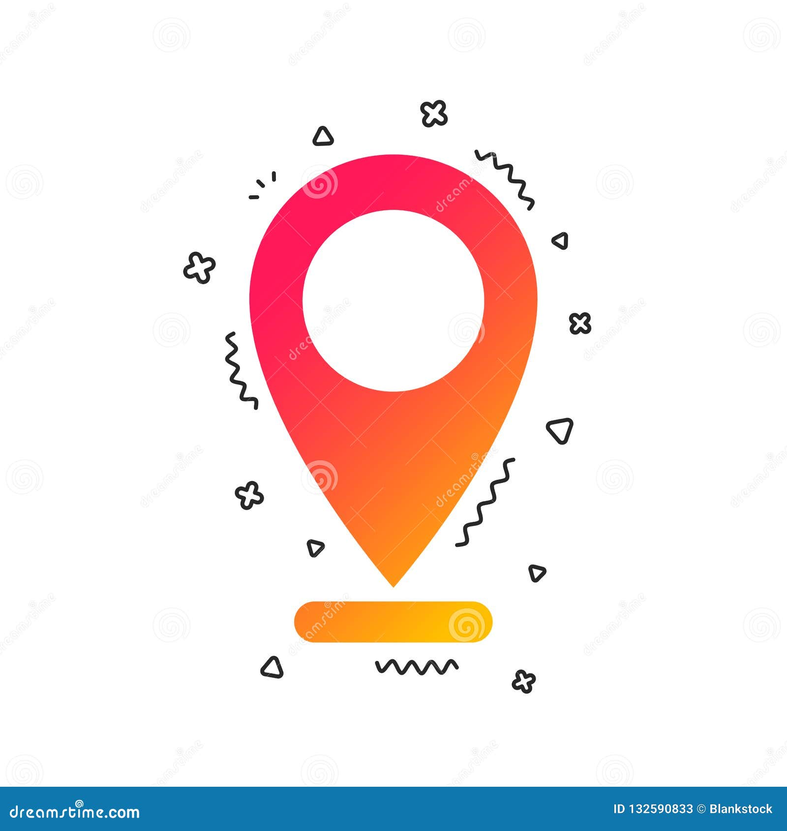 Internet Mark Icon. Navigation Pointer Symbol. Vector Stock Vector ...