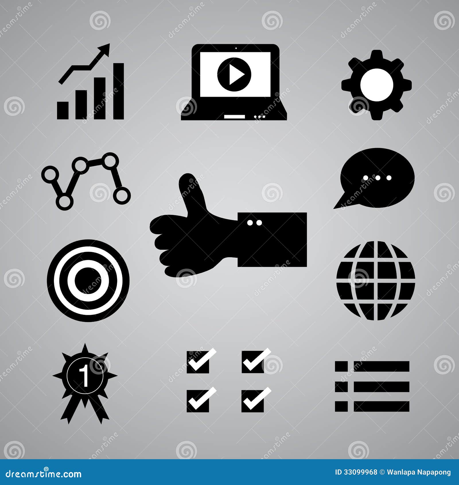 Mlm Marketing Symbol Icon, Black Vector Sign With Editable Strokes ...