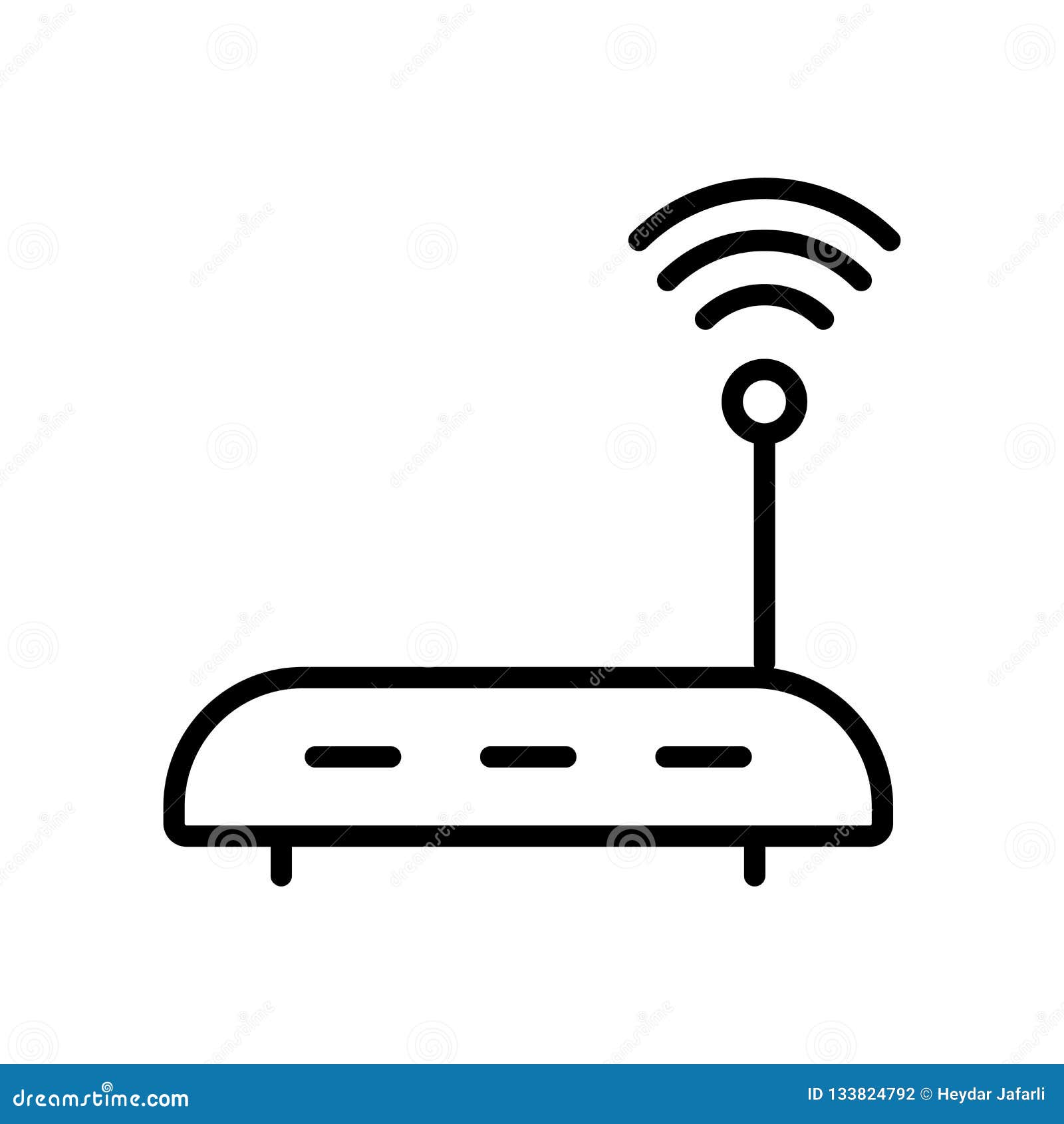 Internet Modem Icon Vector Isolated on White Background, Internet Modem ...