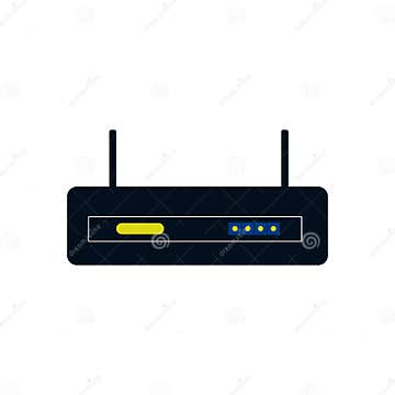 Internet Modem Modern Design a Vector Drawing Draft Stock Vector ...