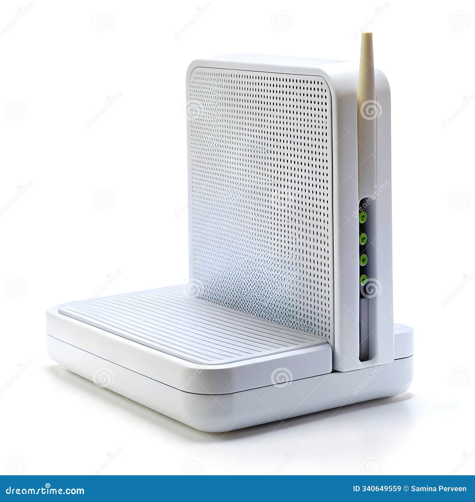 Internet modem showcased stock illustration. Illustration of background ...