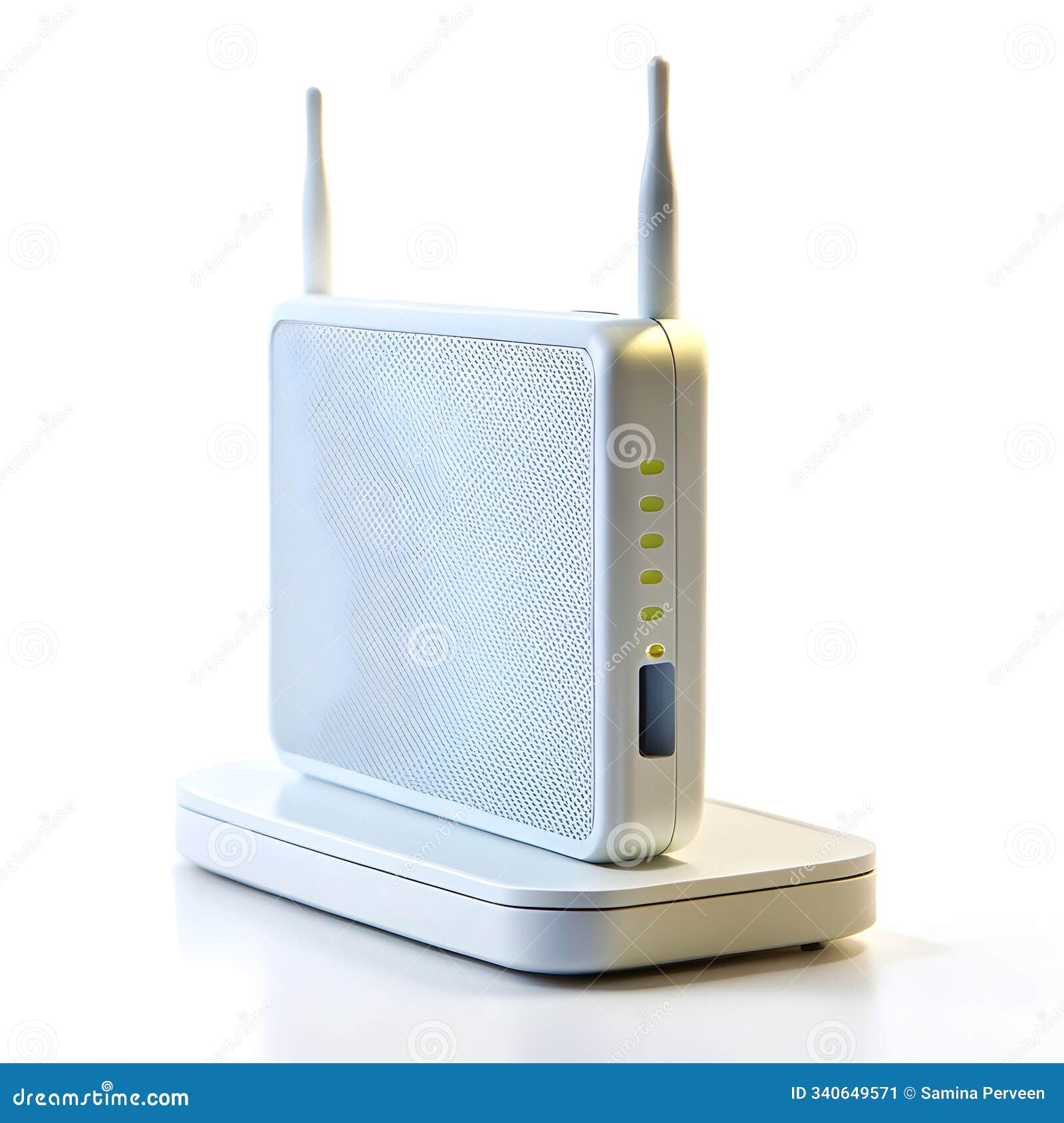 Internet modem showcased stock illustration. Illustration of business ...