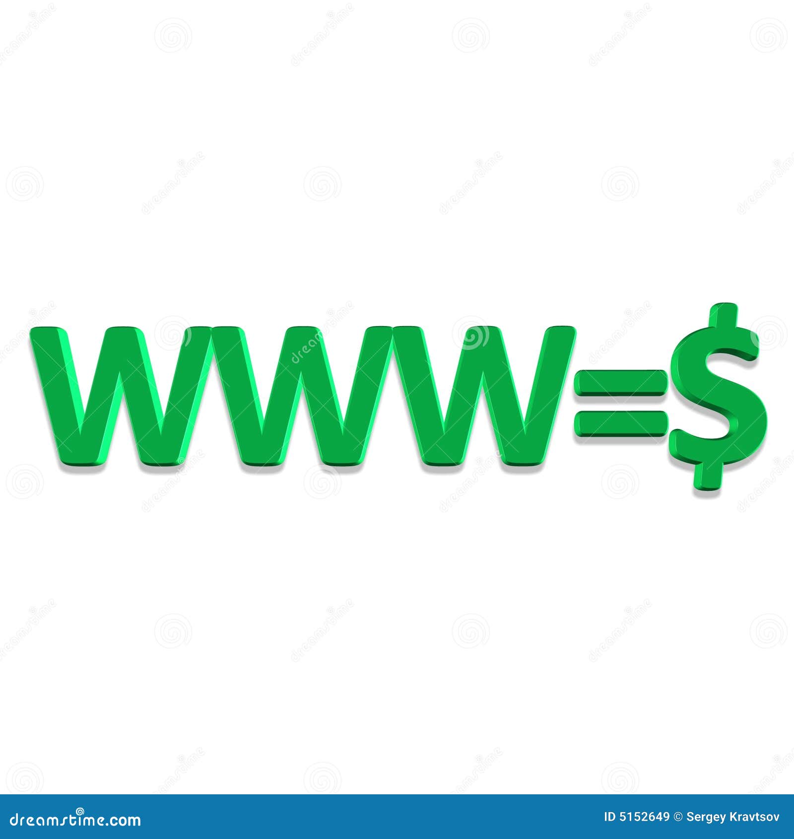 Internet is money stock illustration. Illustration of business - 5152649