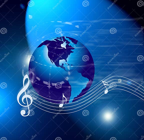Internet music world notes stock photo. Image of strings - 2276188