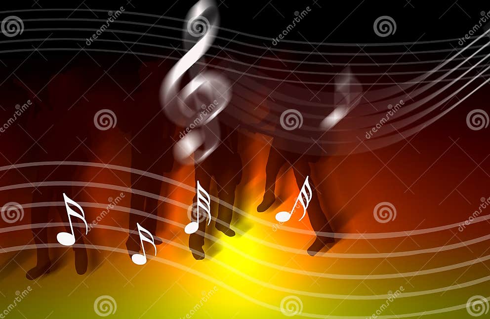 Internet music world notes stock illustration. Illustration of sunrise ...