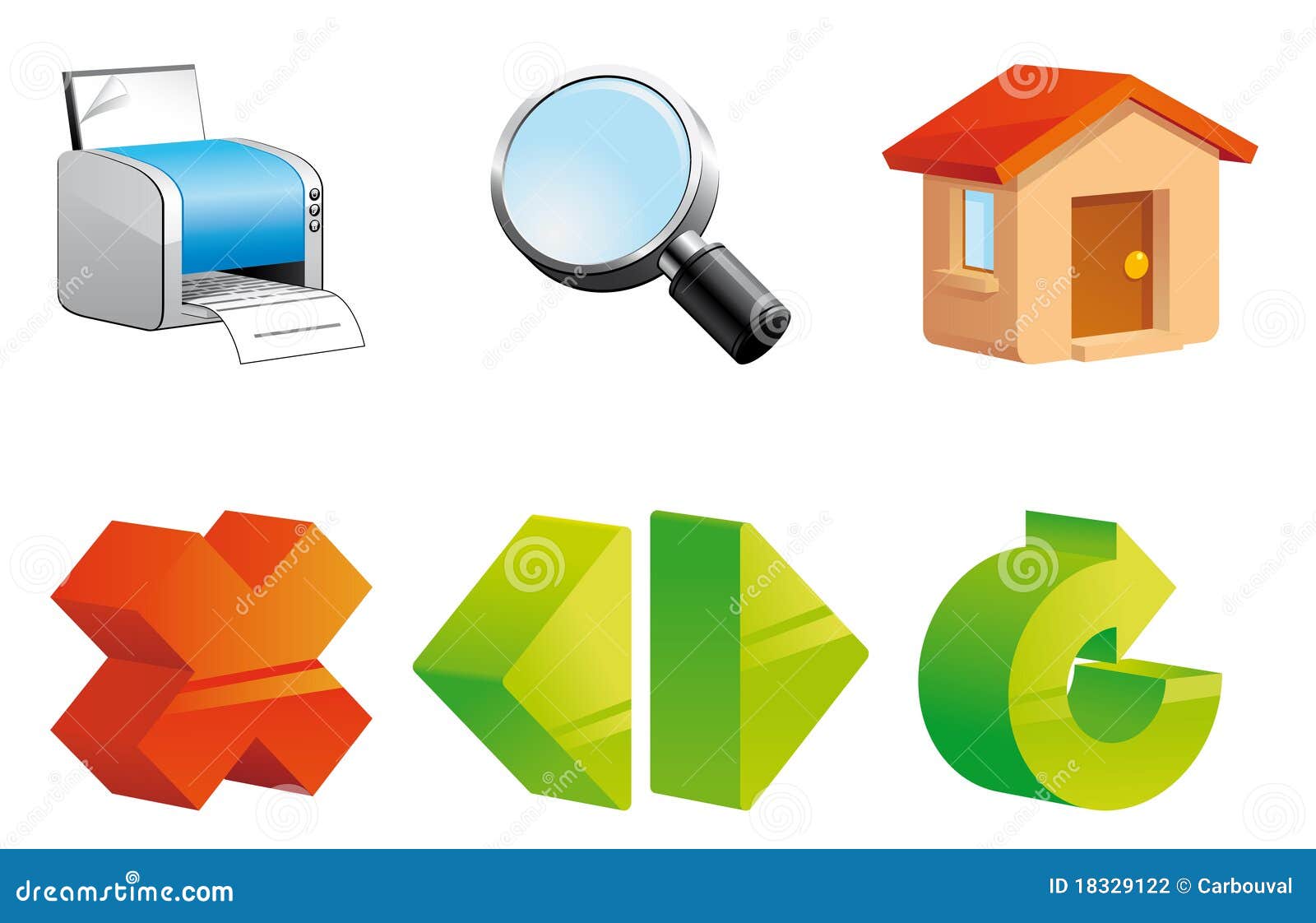 Internet navigation icons stock illustration. Illustration of arrow ...
