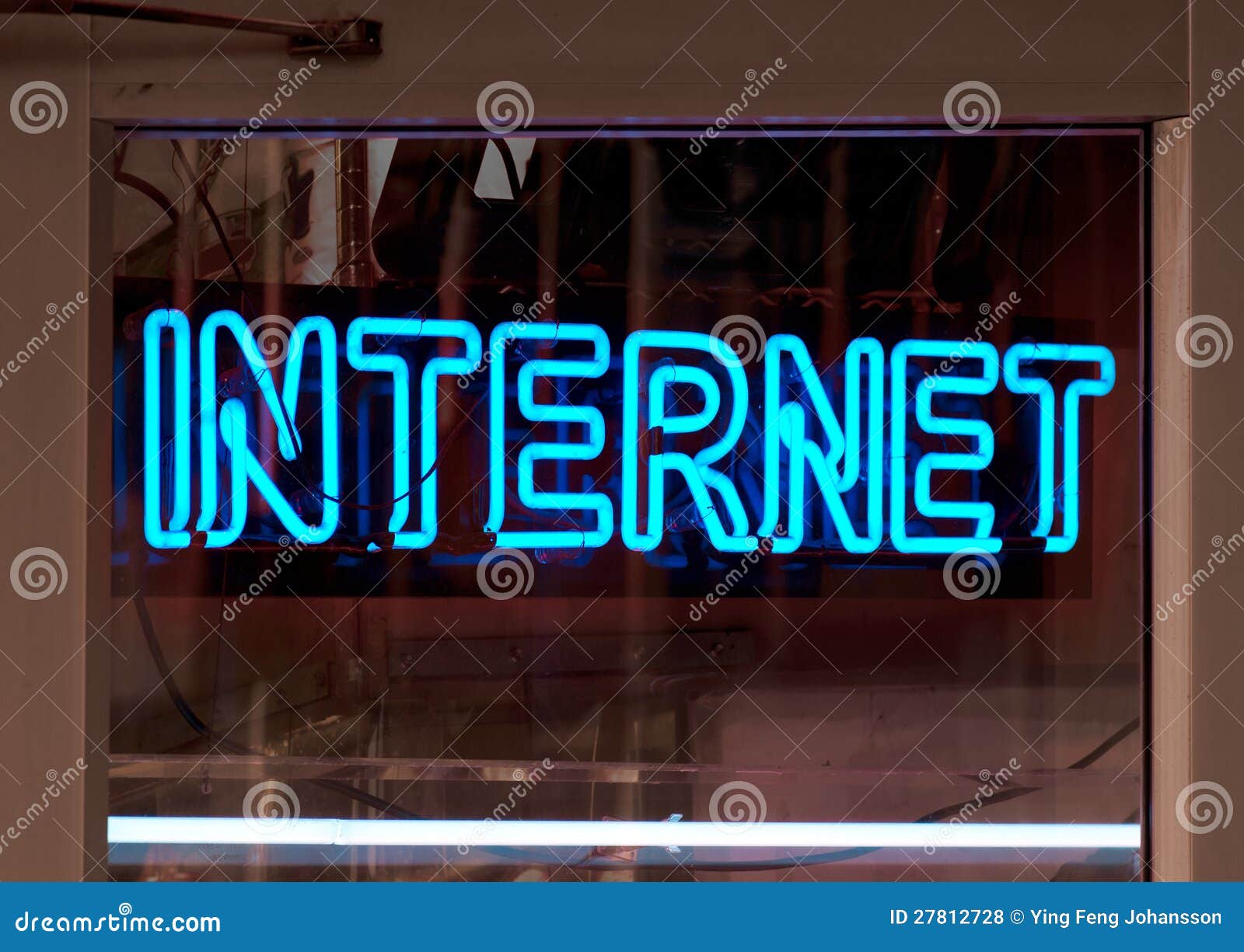 Internet neon sign stock photo. Image of light, technology - 27812728