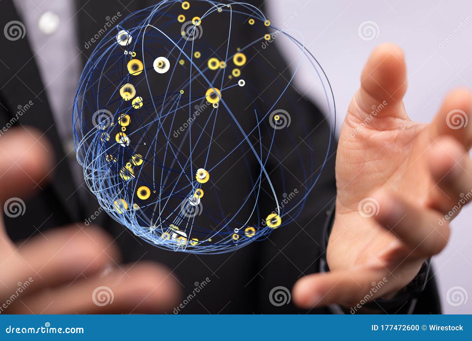 A Internet Net and Data Digital Concept Stock Photo - Image of ...