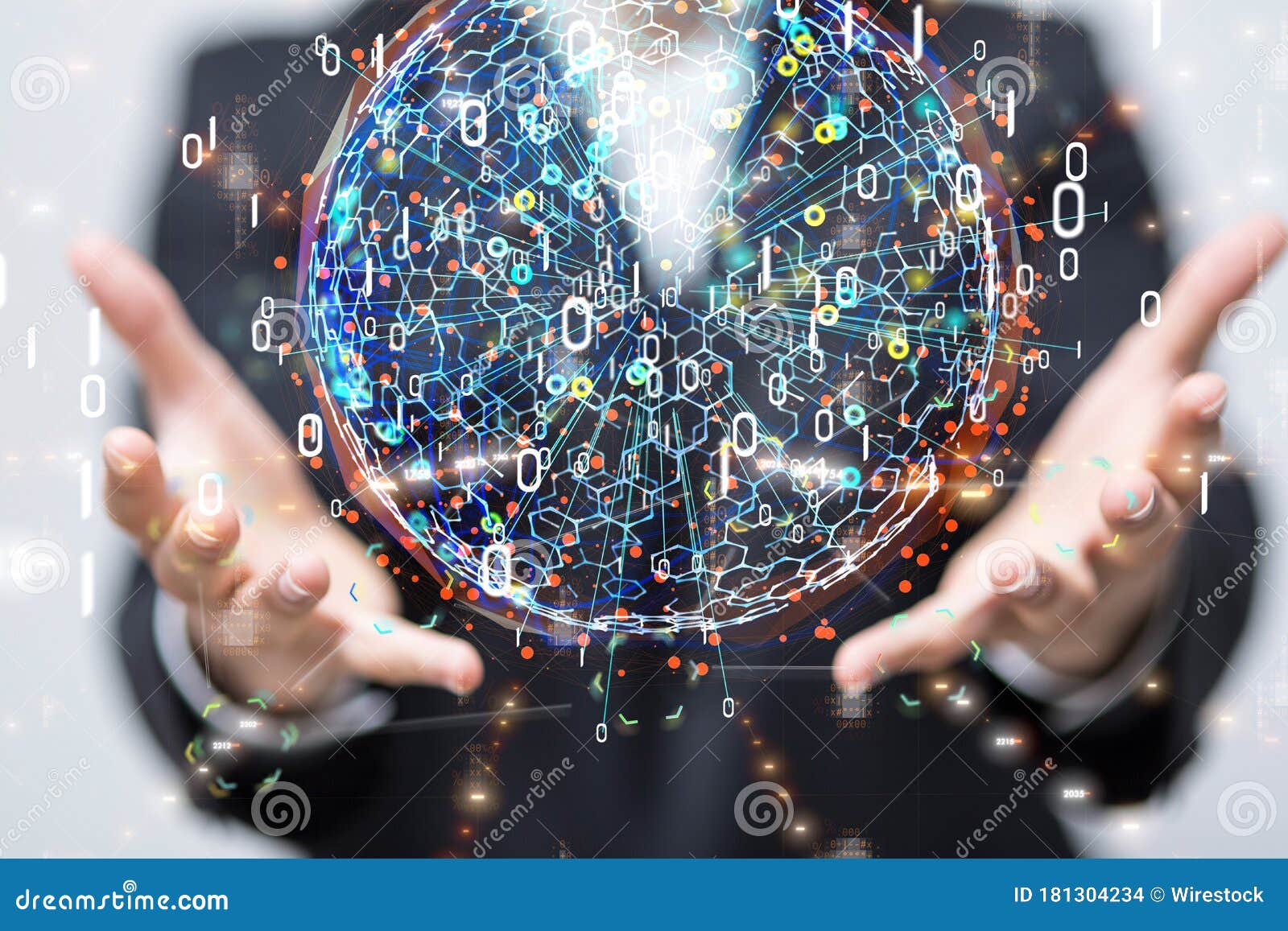 A Internet Net and Data Digital Concept Stock Photo - Image of ...