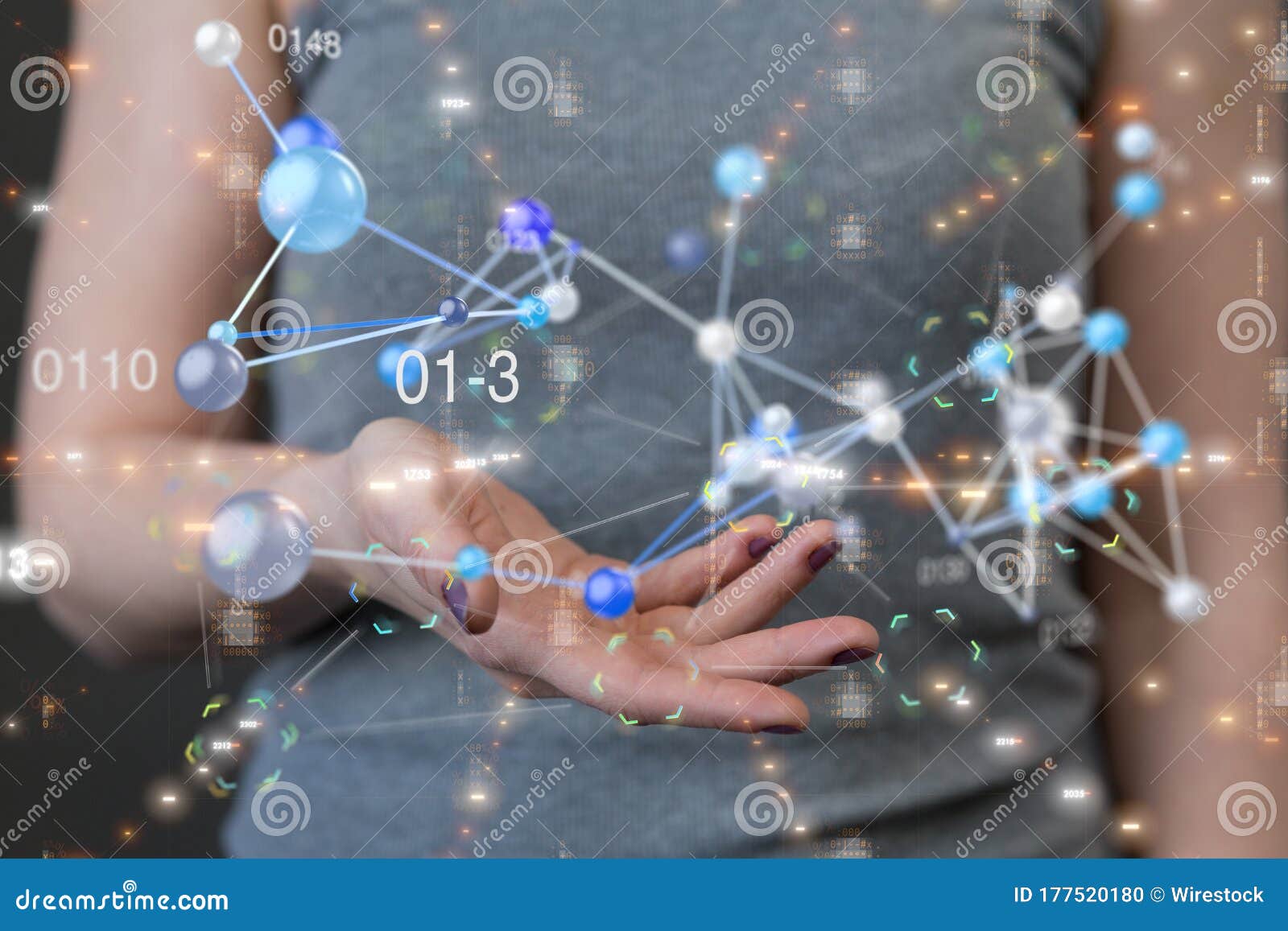 A Internet Net and Data Digital Concept Stock Photo - Image of ...