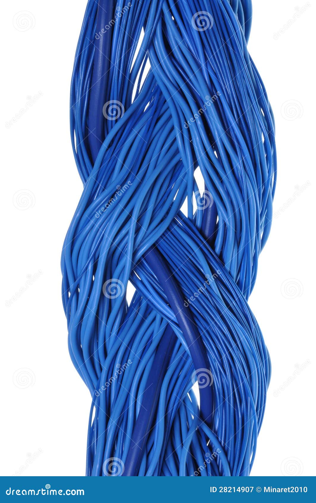 Internet Network, Blue Cables Stock Image - Image of idea, global: 28214907