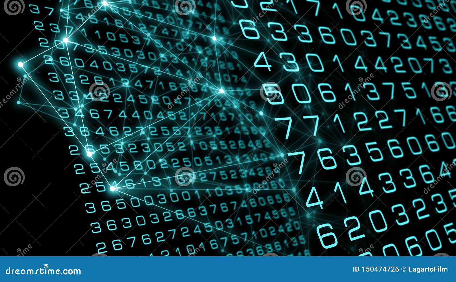 Internet Network Digital Chaos, Abstract Transformation Stock ...