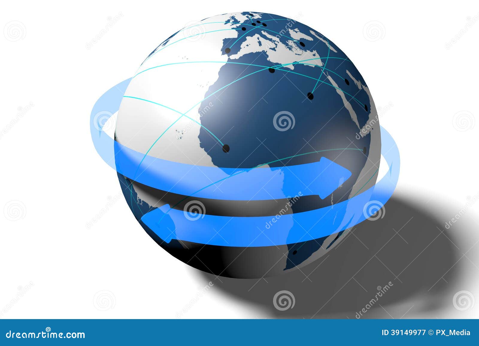 Internet, Network, Global, Transfer, Connection Stock Illustration ...