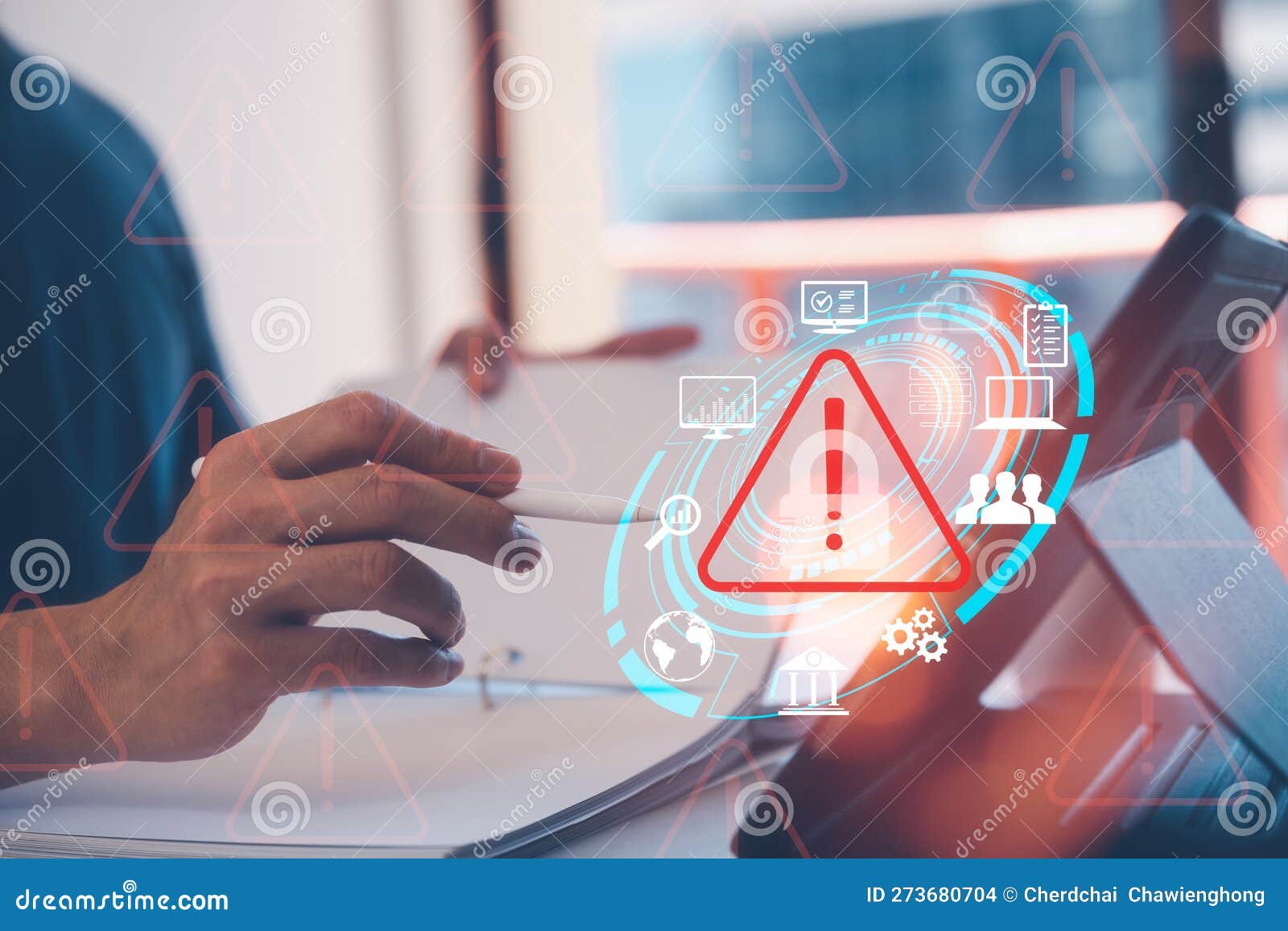 Internet Network Security Concept Stock Photo - Image of computer ...