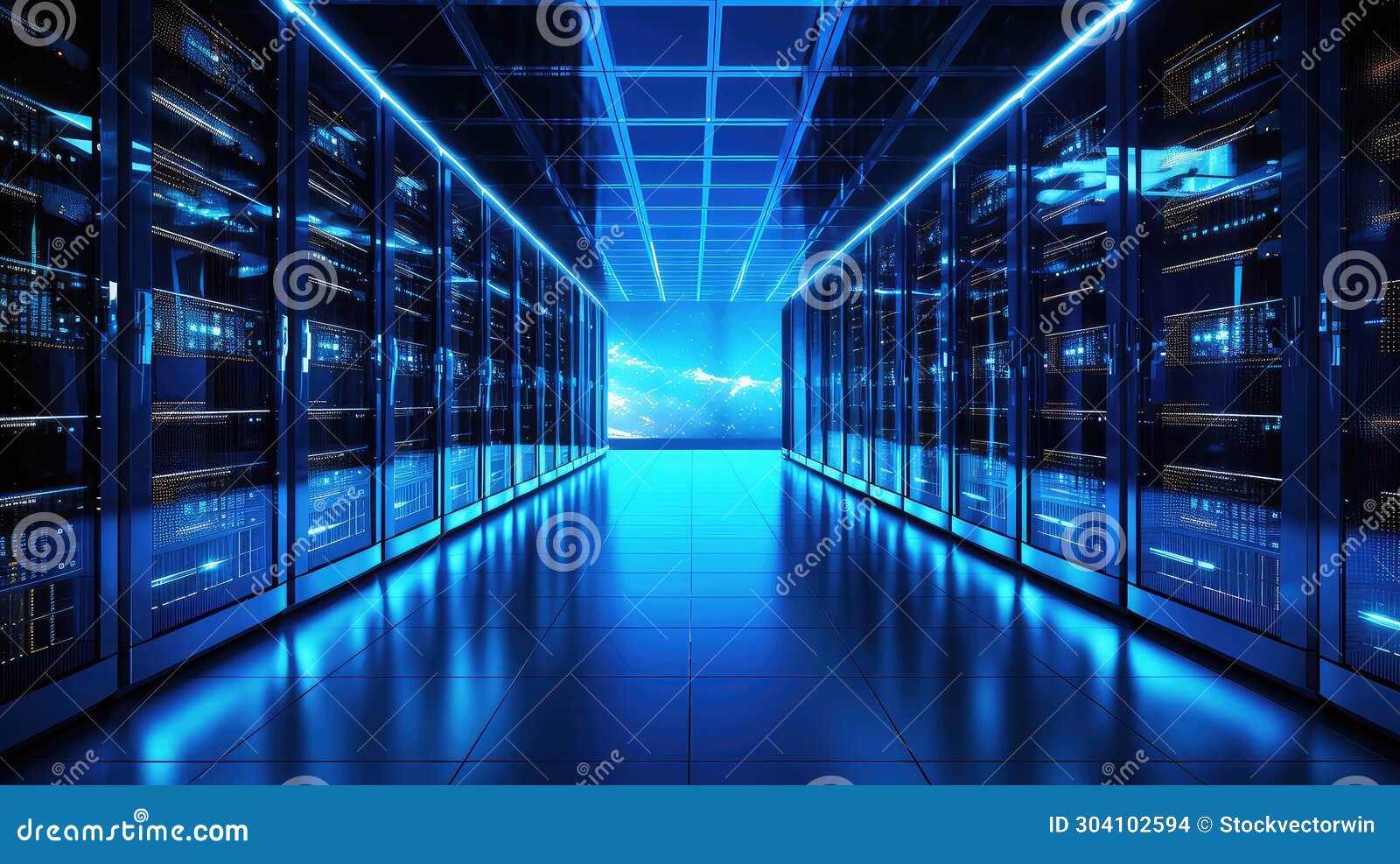 Internet Network Technology Background Stock Illustration ...