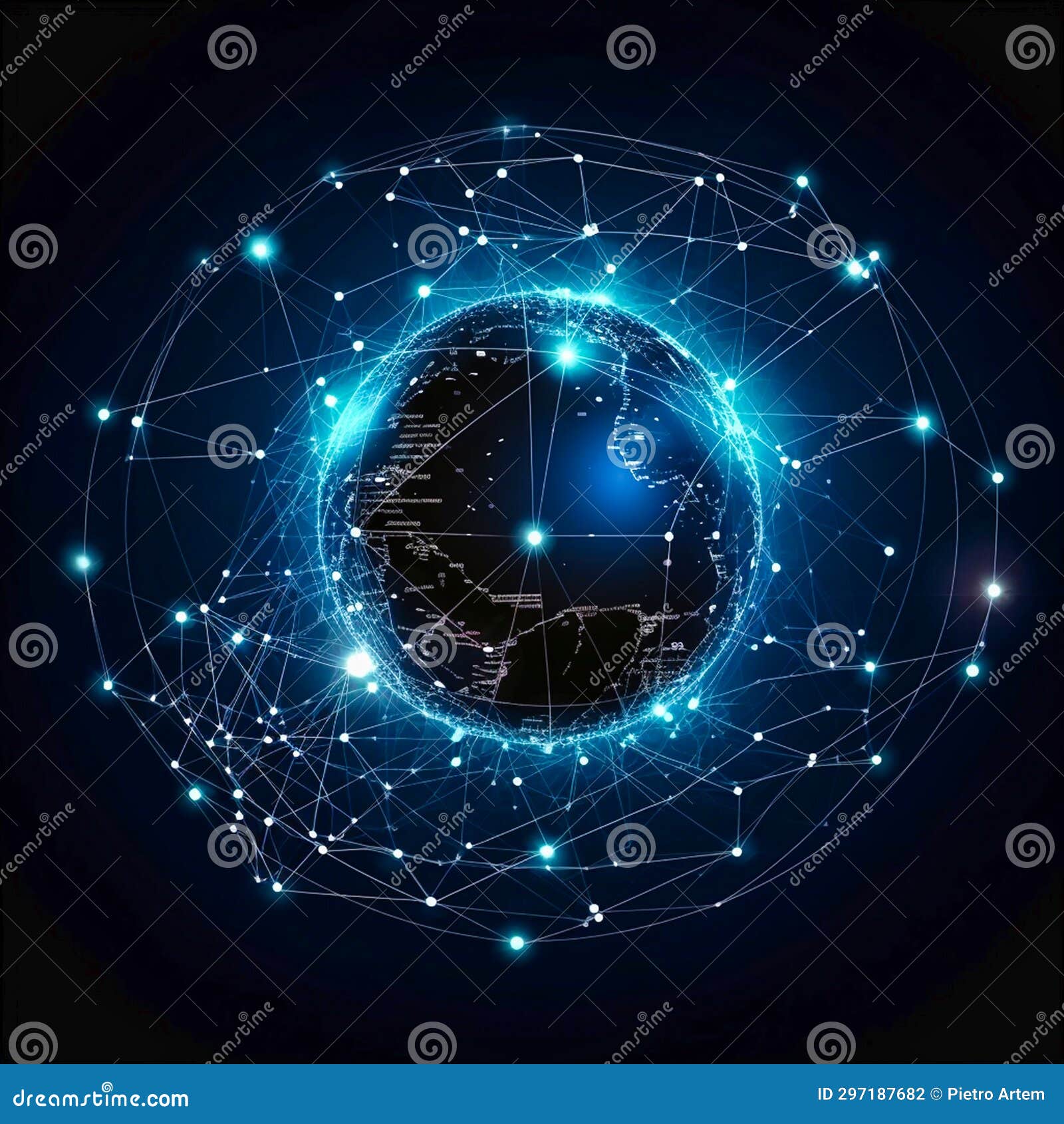 Internet Network Technology Global Communication Stock Photo - Image of ...