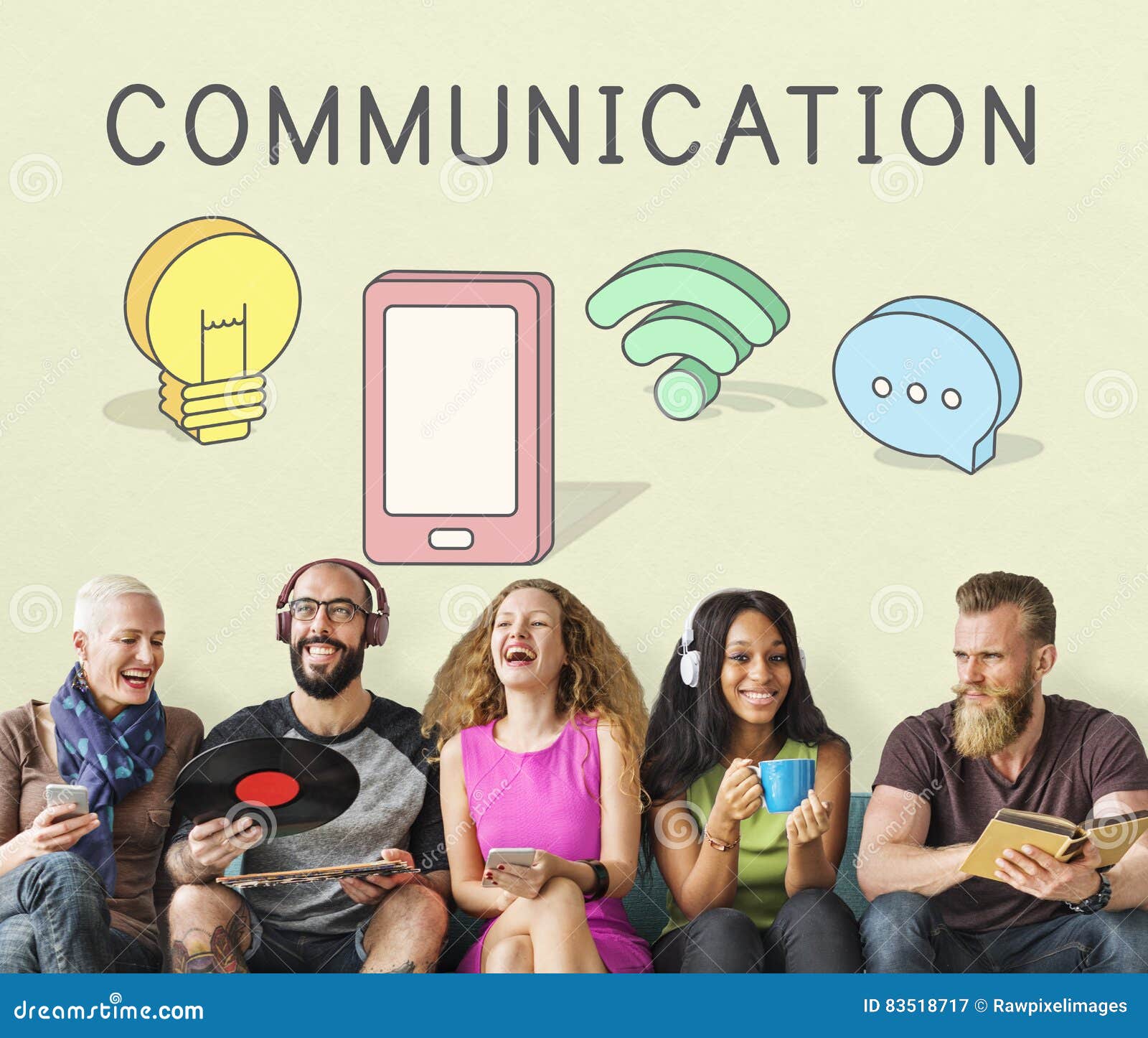 Internet Networking Connection Communication Icon Concept Stock Image ...