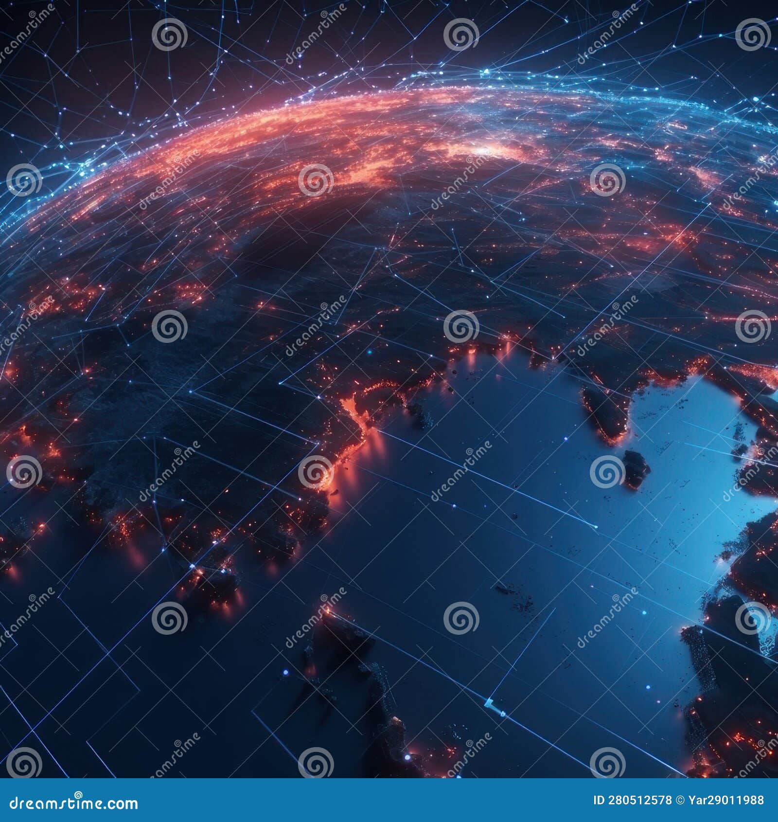 Internet Networks Over Planet Earth, Cyberspace, Neon Colors. AI ... Internet Networks Over Planet Earth, Cyberspace, Neon Colors. AI ...