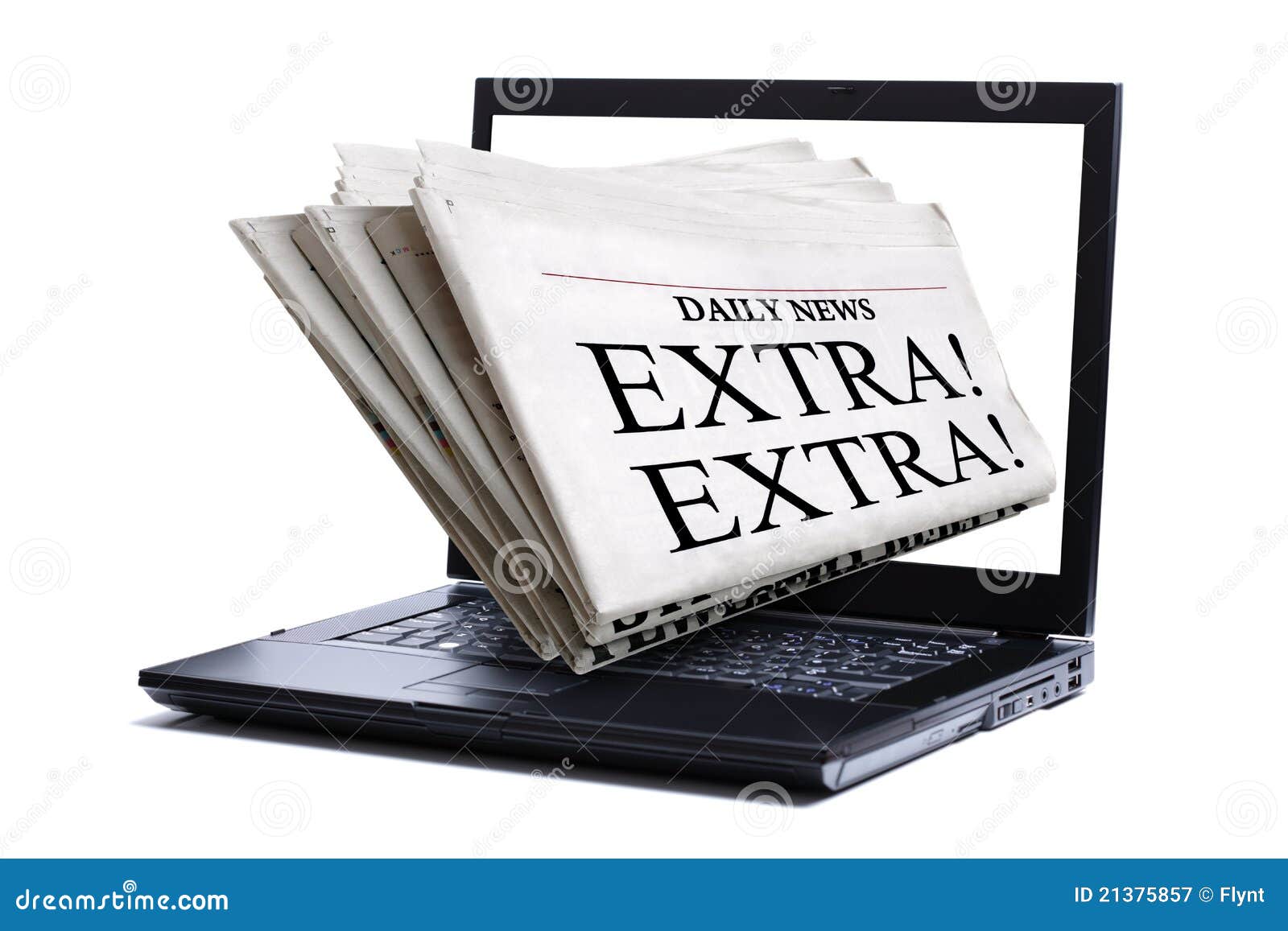 Internet news stock image. Image of news, internet, laptop - 21375857