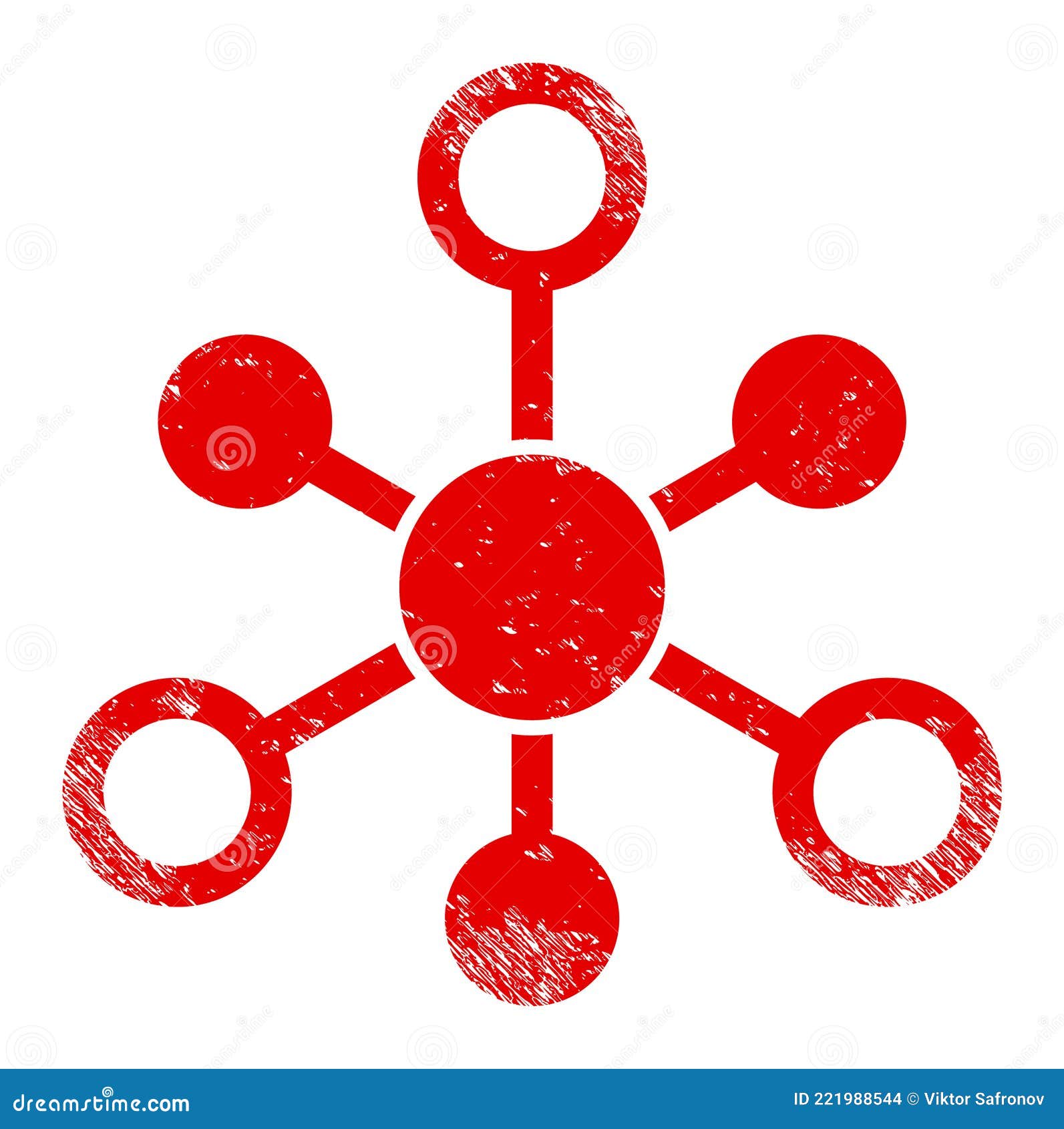 Internet Nodes Grunge Icon Symbol Stock Illustration - Illustration of ...