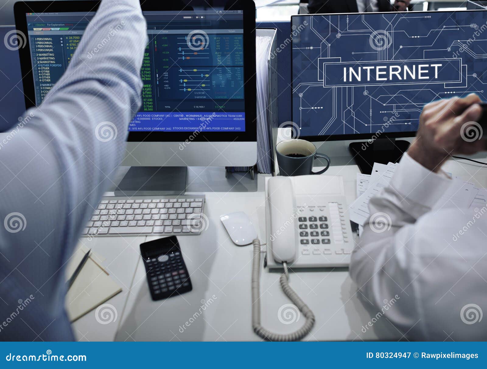 Internet Online Circuit Board Technology Concept Stock Image - Image of ...