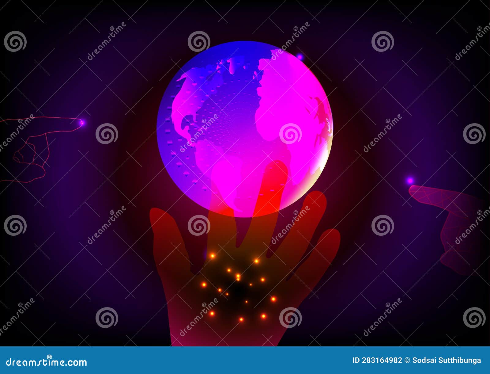 Internet Online Robot Cyberspace Artificial Intelligence Communication ...