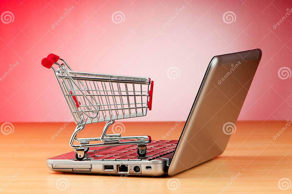 Internet Online Shopping Concept Stock Image - Image of commerce ...
