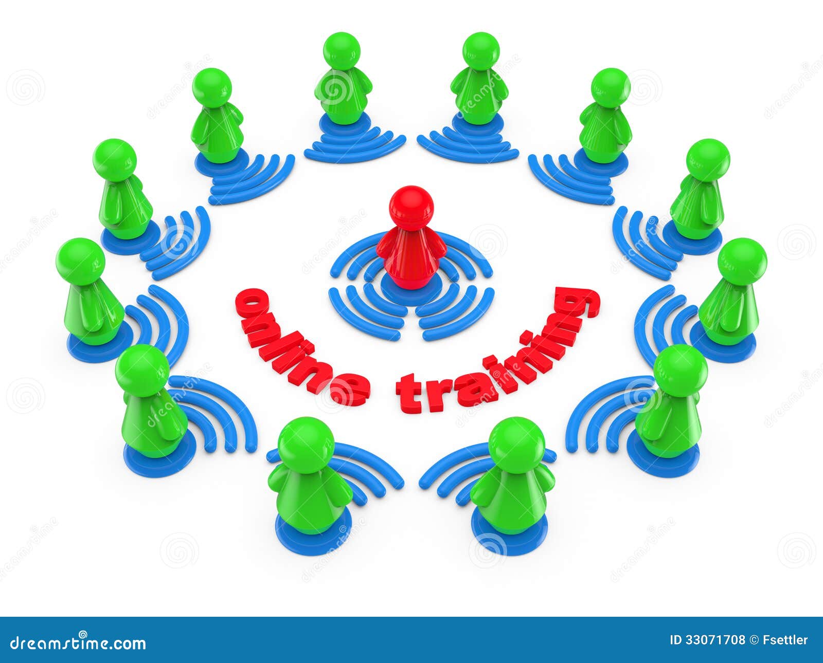 Internet Online Training Concept. Stock Illustration - Illustration of ...