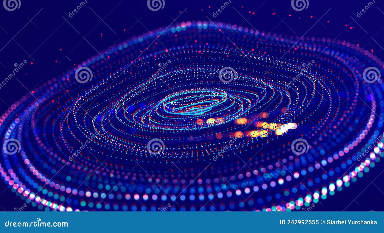 Internet Open Data. Big Data Concept. Digital Neural Network. Artificial Intelligence Analytics ...