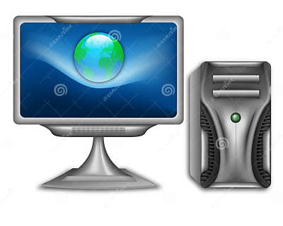 Internet PC stock vector. Illustration of connectivity - 6488423