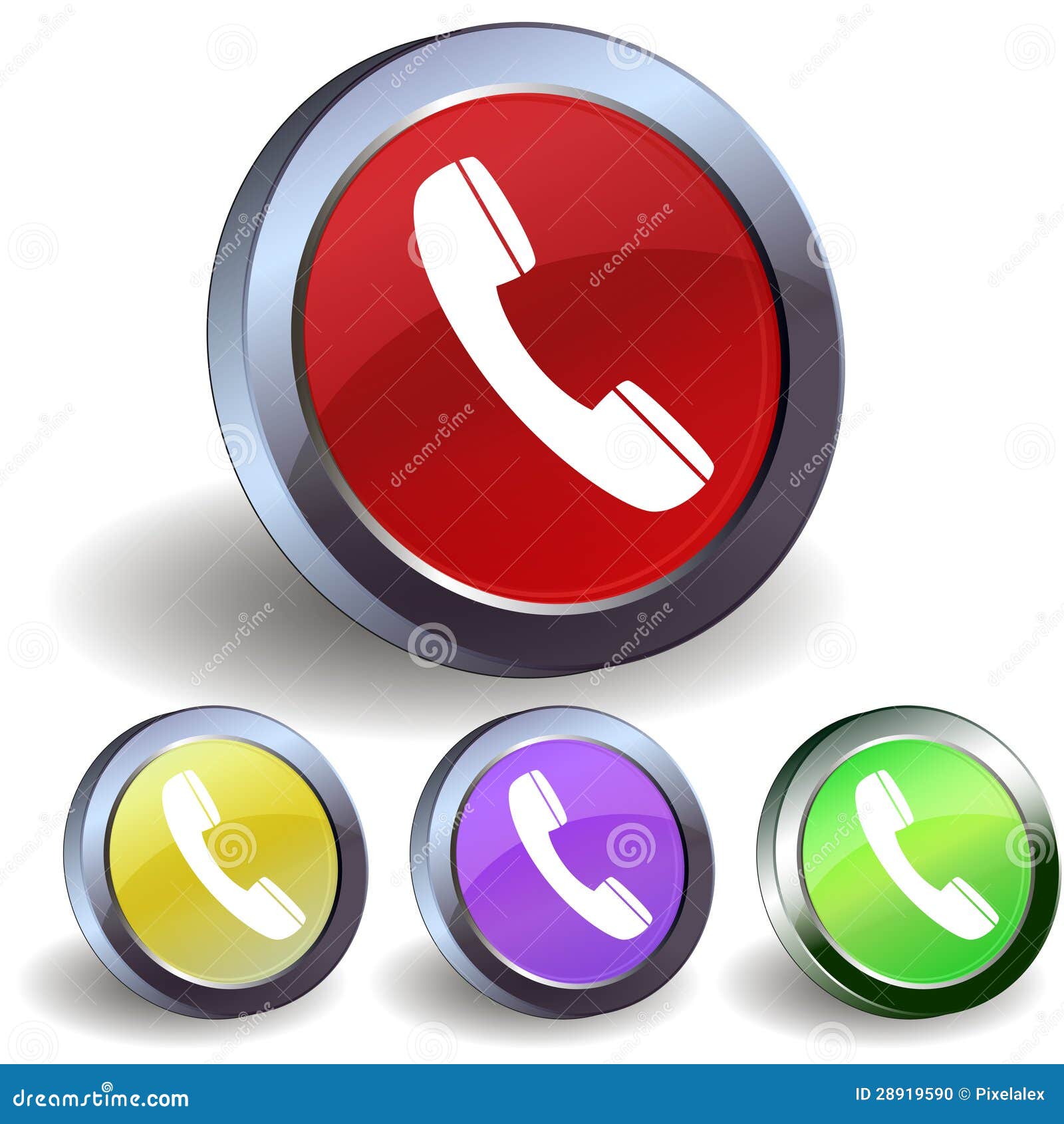 Internet phone button icon stock vector. Illustration of sphere - 28919590