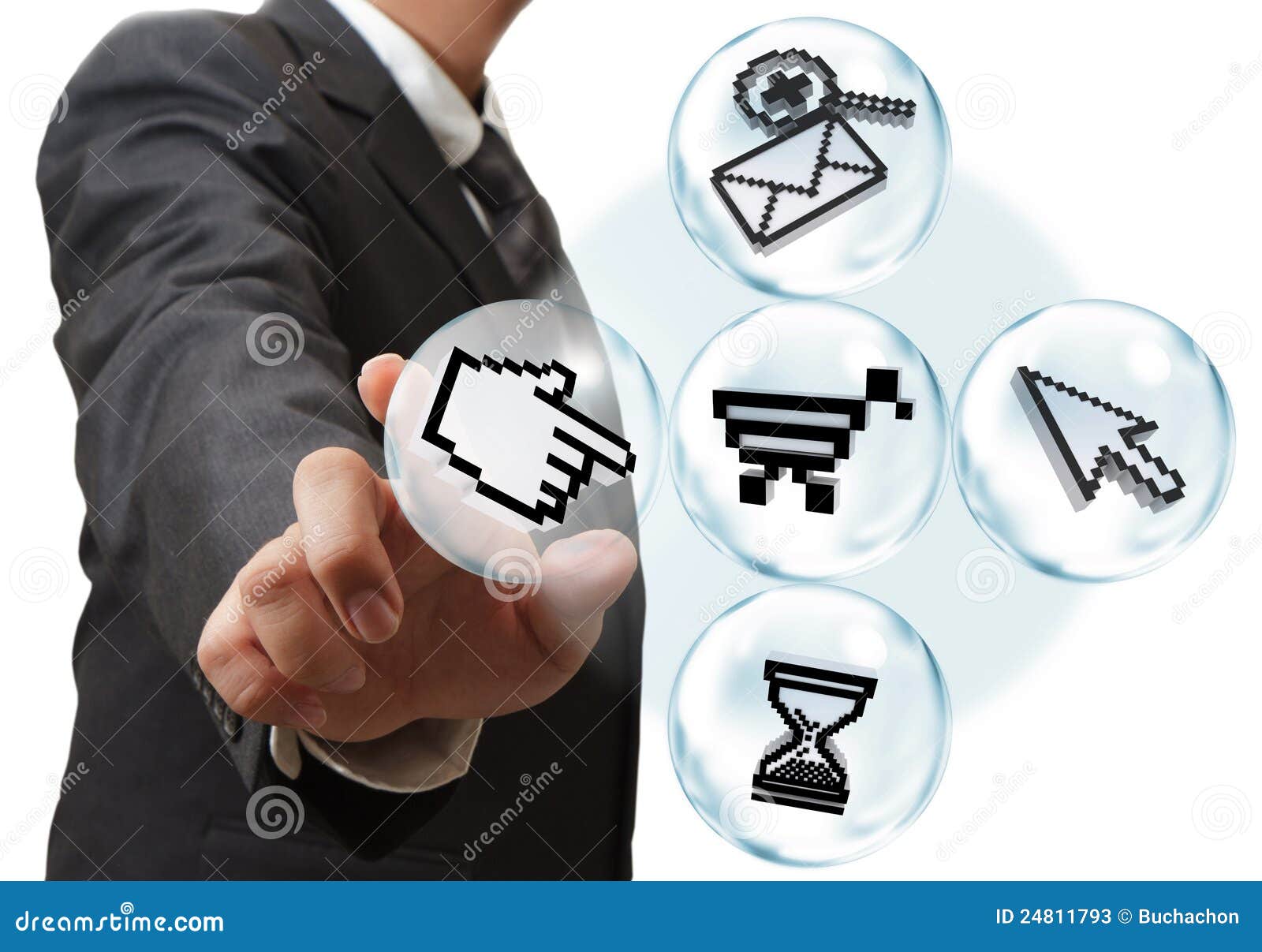 Internet pixel icons stock image. Image of bubble, check - 24811793