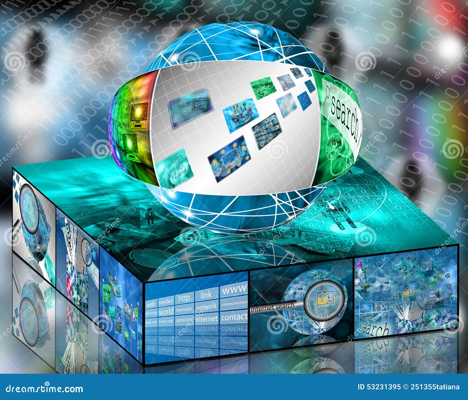 Internet platform stock illustration. Illustration of screen - 53231395