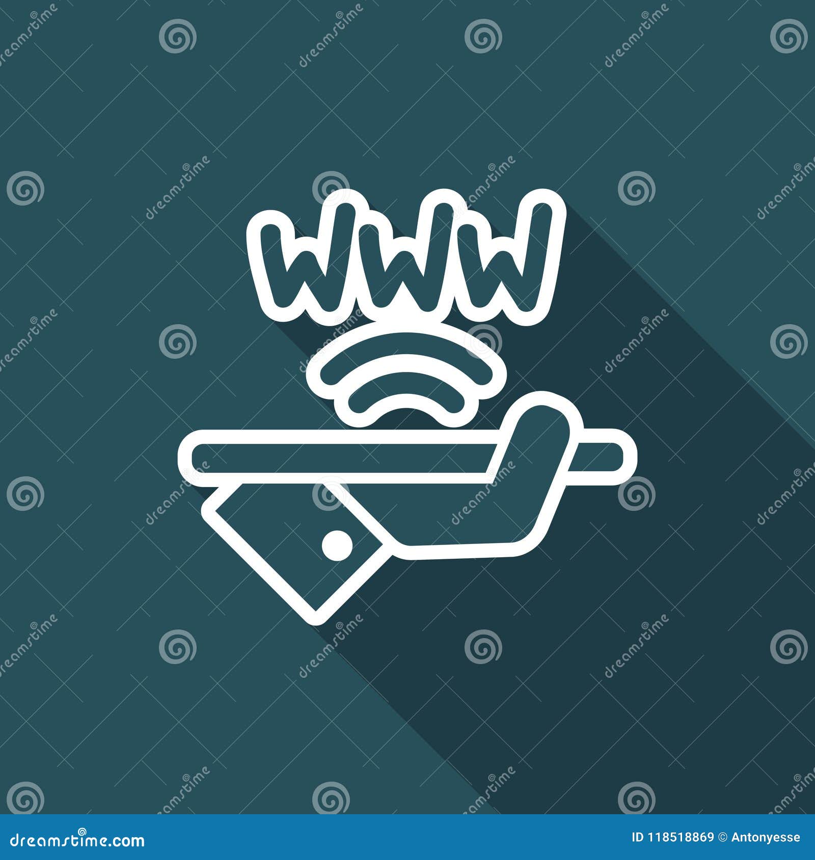 Internet point stock vector. Illustration of sign, offered - 118518869