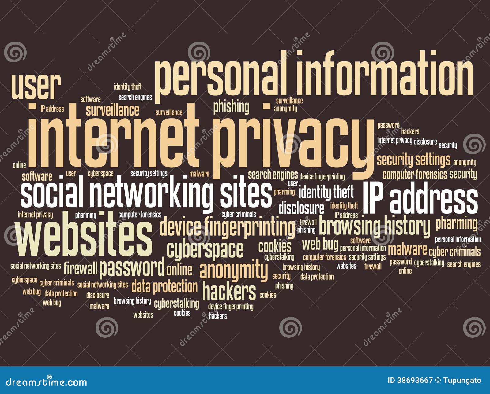 Internet privacy stock illustration. Illustration of phishing - 38693667