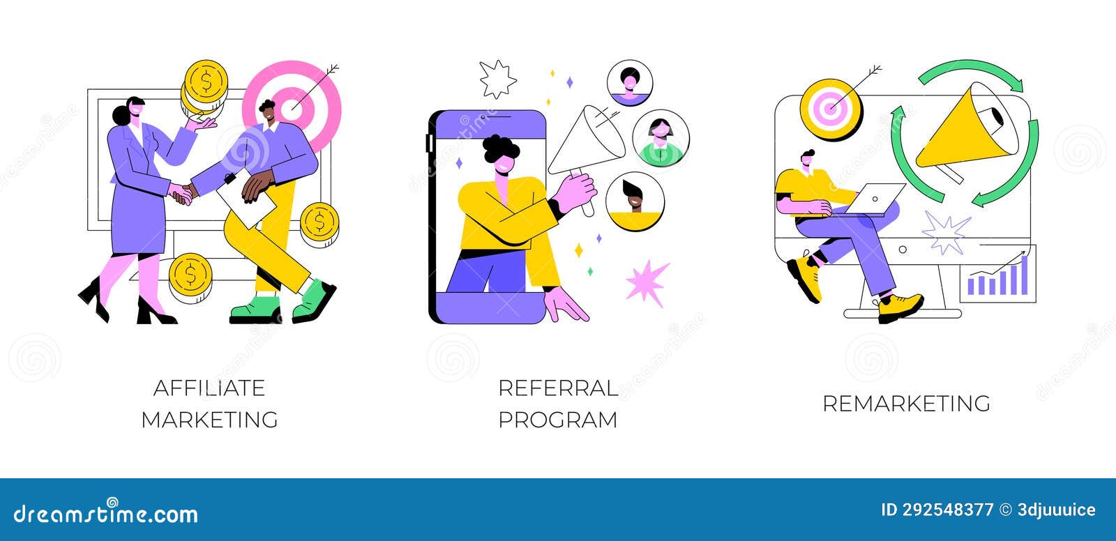 Internet Promotion Strategy Abstract Concept Vector Illustrations ...