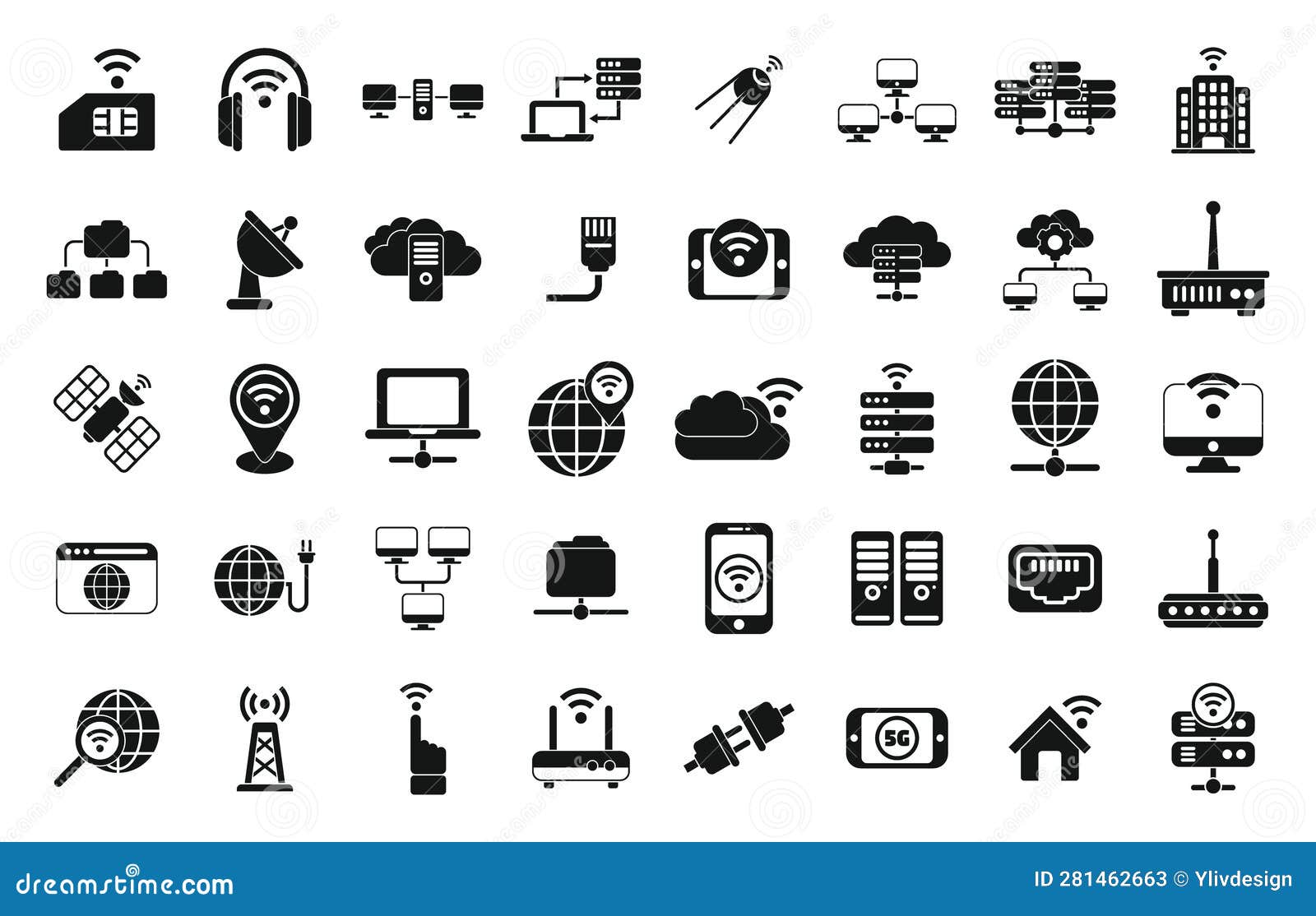 Vector Host And Planet Logo Combination, Server And World Symbol Or ...