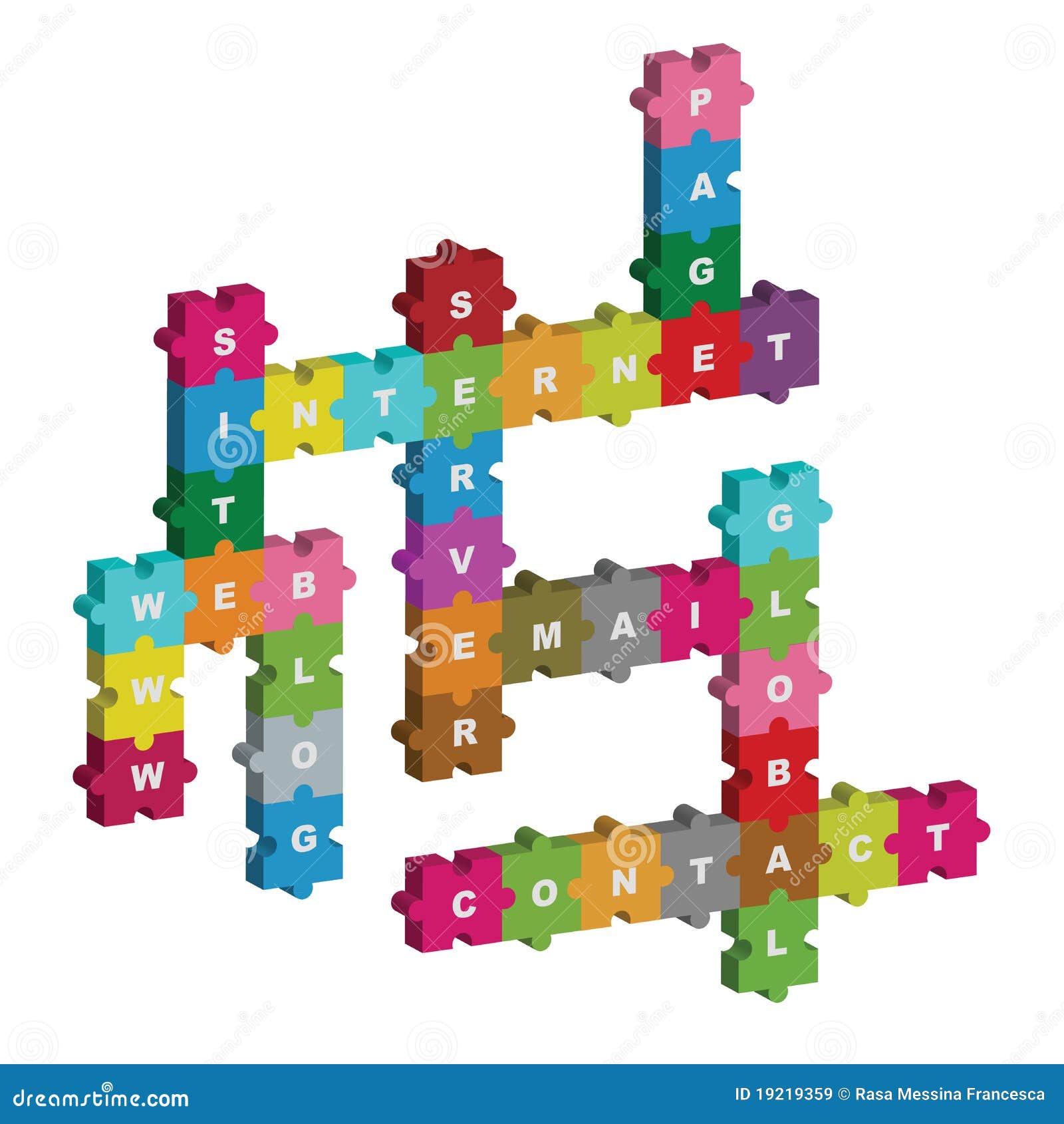 Internet Puzzle Crossword Stock Illustrations – 802 Internet Puzzle ...