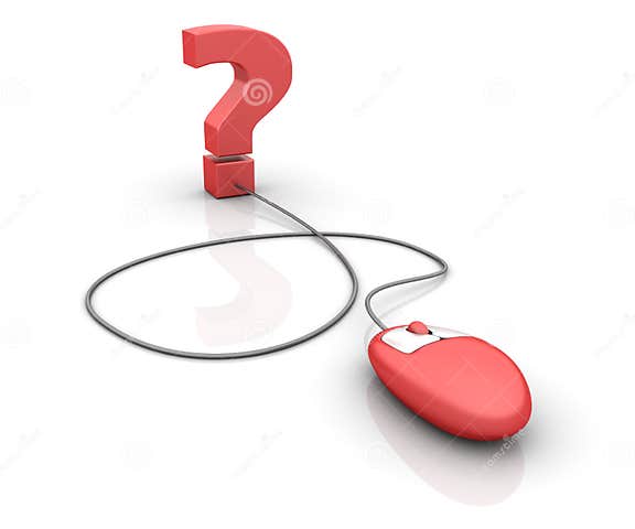 Internet Questions stock illustration. Illustration of answer - 27076190